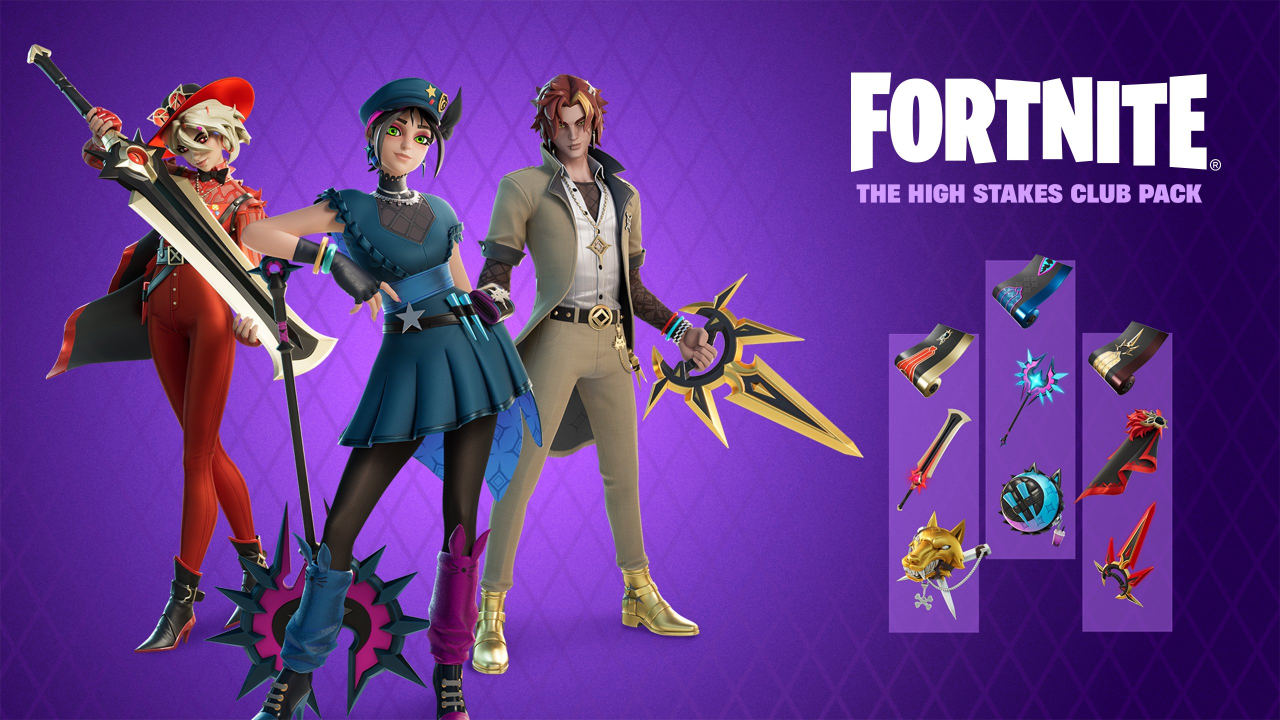 New High Stakes Club Pack Available Now Fortnite News